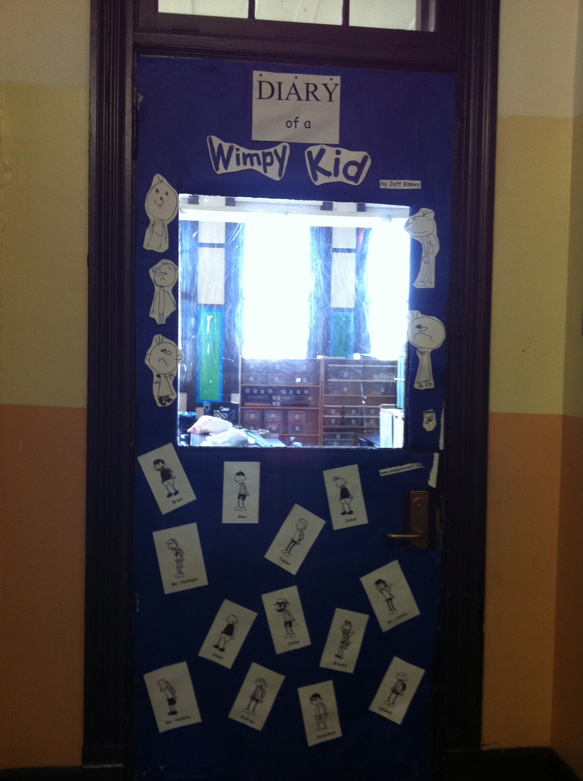 Wimpy Kid Door Decor - The Autism Helper