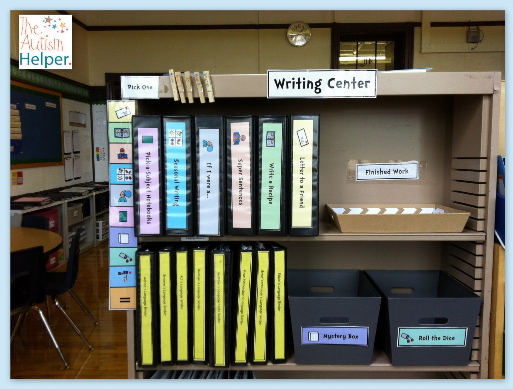 Writing Centers for Children with Autism - The Autism Helper
