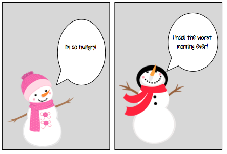 Freebie Friday! Say it to a Snowman! - The Autism Helper