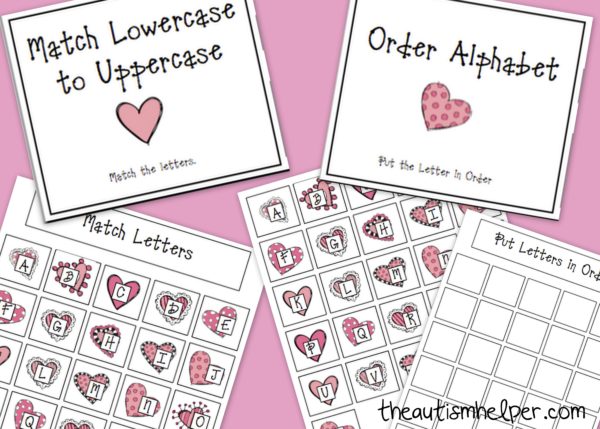 Valentine File Folders - The Autism Helper