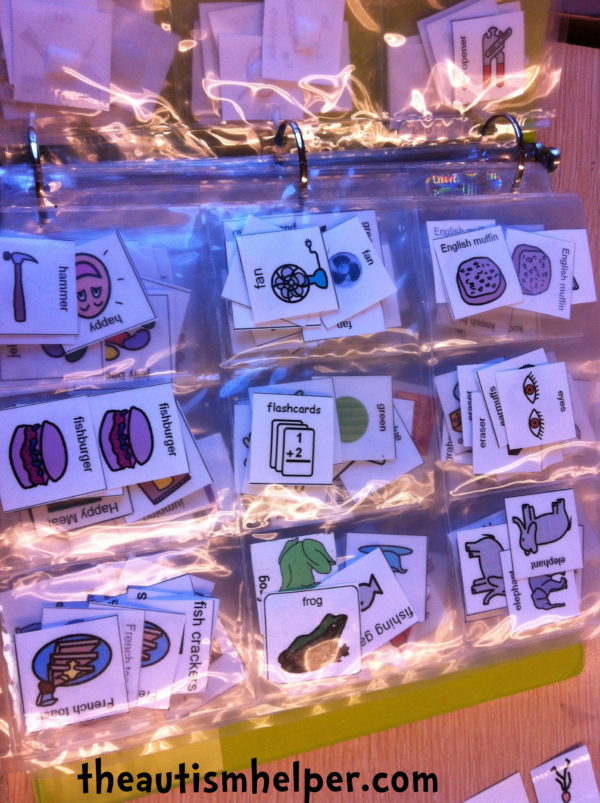 Storing PECS Pictures - The Autism Helper