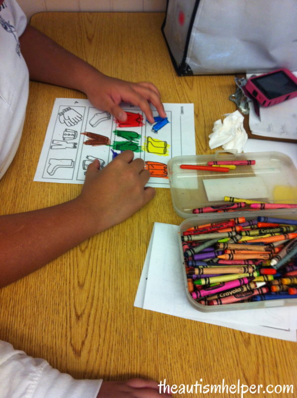 Basic Receptive Language Worksheets {freebies} - The Autism Helper