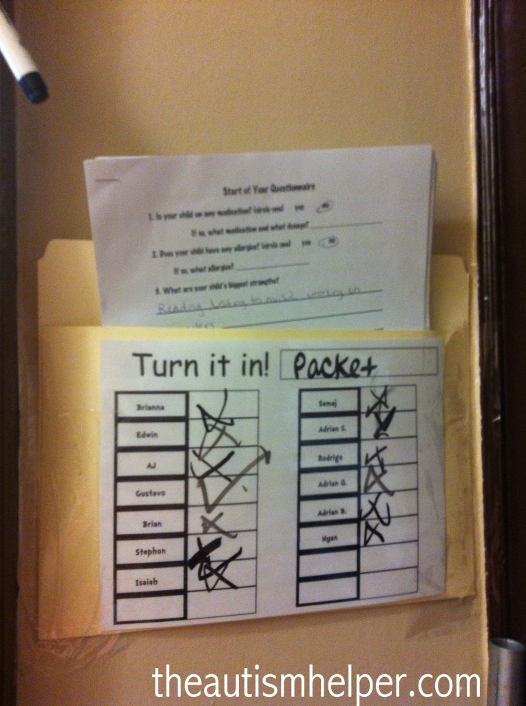 Stay Organized {Turn It In Paperwork System} - The Autism Helper