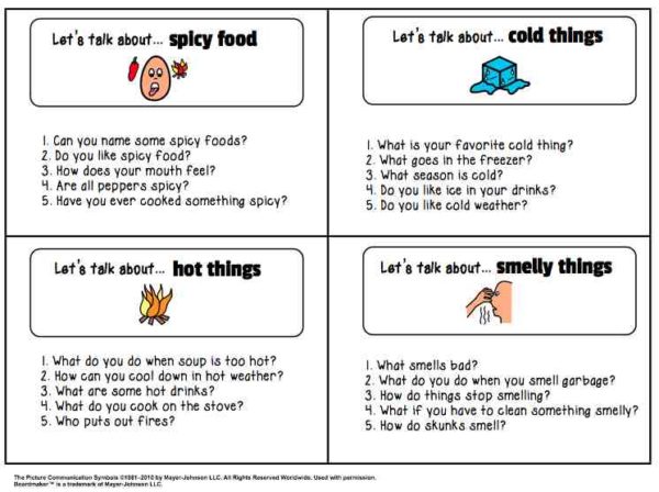 Let's Talk About... {Conversation Starters} - The Autism Helper