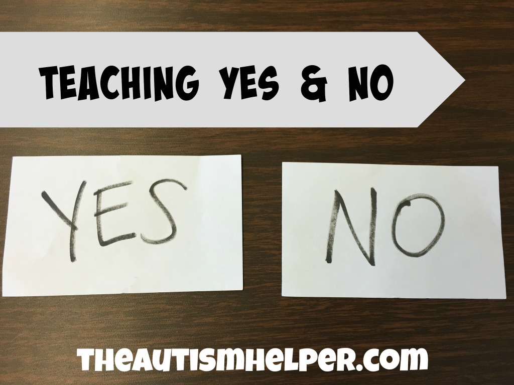 Answering Yes and No Questions {Verbal & Nonverbal Procedures} - The ...