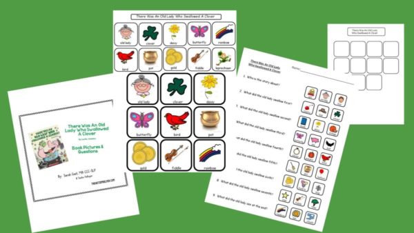 There Was An Old Lady Who Swallowed A Clover {free resource} - The ...