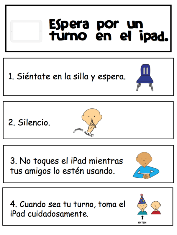 Spanish Visuals and Behavior Tools {Visuales en Español} - The Autism ...