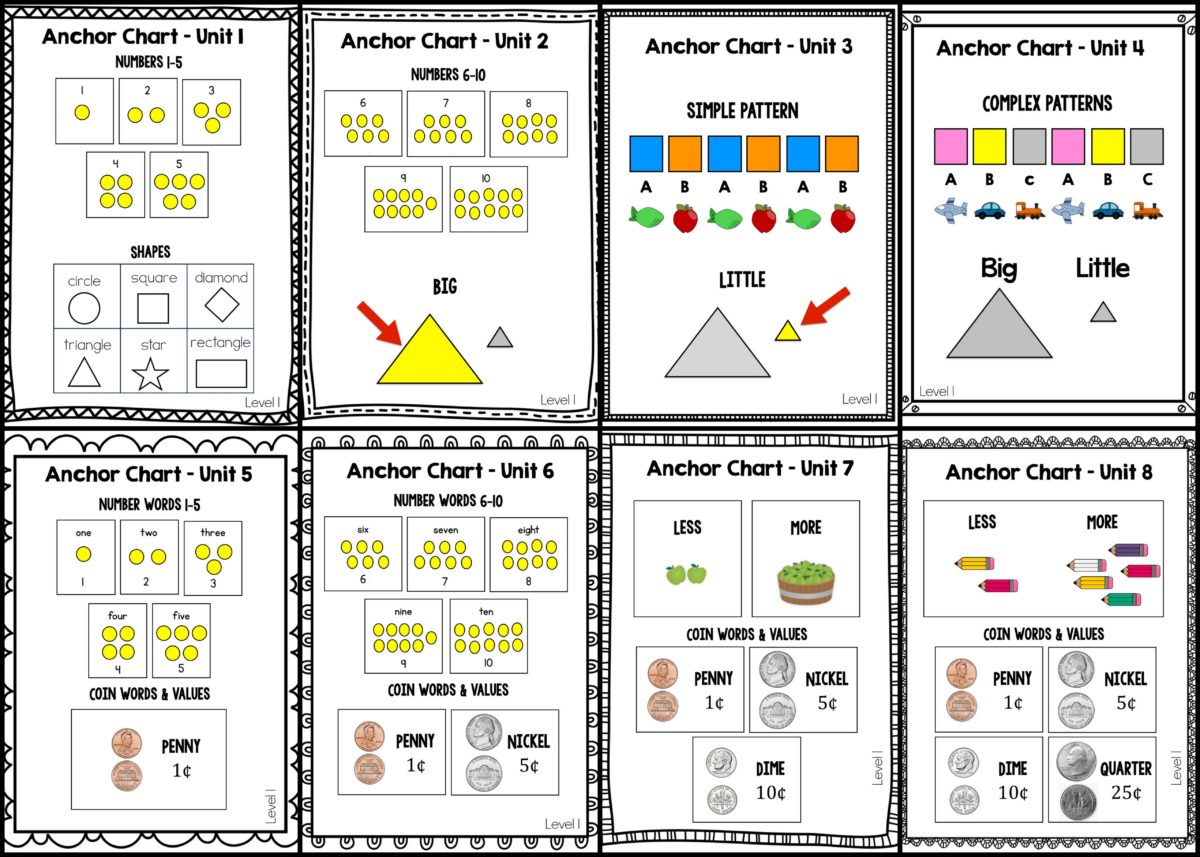 Year Long Resources: Math Leveled Daily Curriculum - The Autism Helper