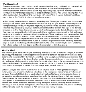 ABA 101: What Makes ABA Effective for Children with Autism? - The ...