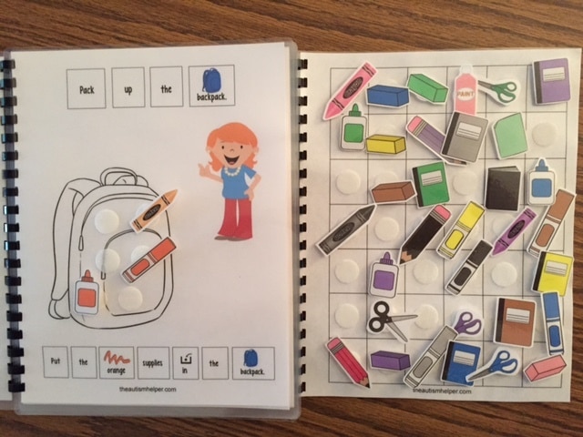 Pack Up The Backpack! - The Autism Helper