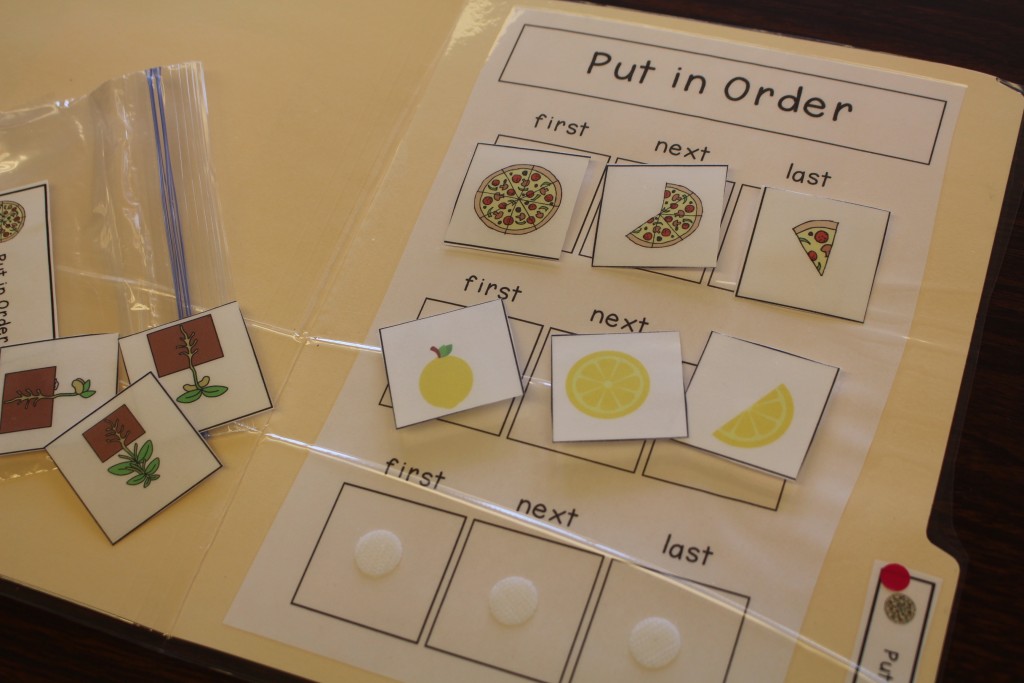 File Folder Activities to Work on Sequencing - The Autism Helper