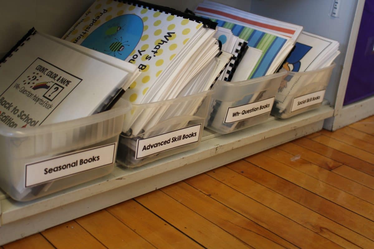 Organizing Adapted Books - The Autism Helper
