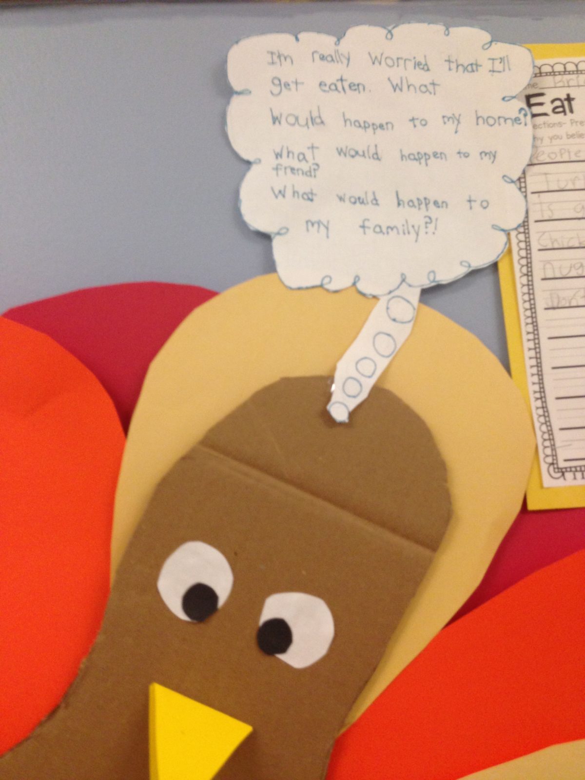 Thanksgiving Persuasive Writing Task - The Autism Helper