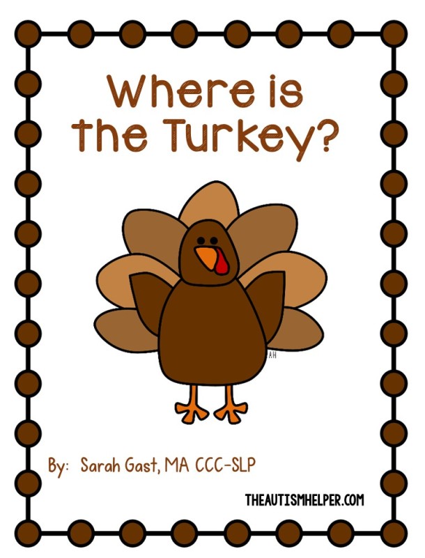 Thanksgiving Adapted Books - The Autism Helper
