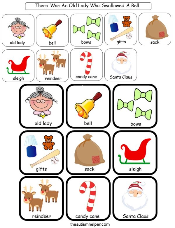 There Was an Old Lady Who Swallowed A Bell and Reindeer Craft! - The ...