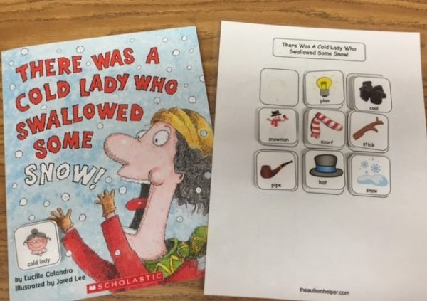 There Was A Cold Lady Who Swallowed Some Snow! - The Autism Helper