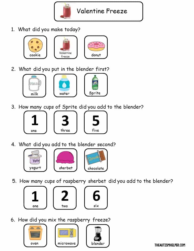 Valentine Treats! - The Autism Helper