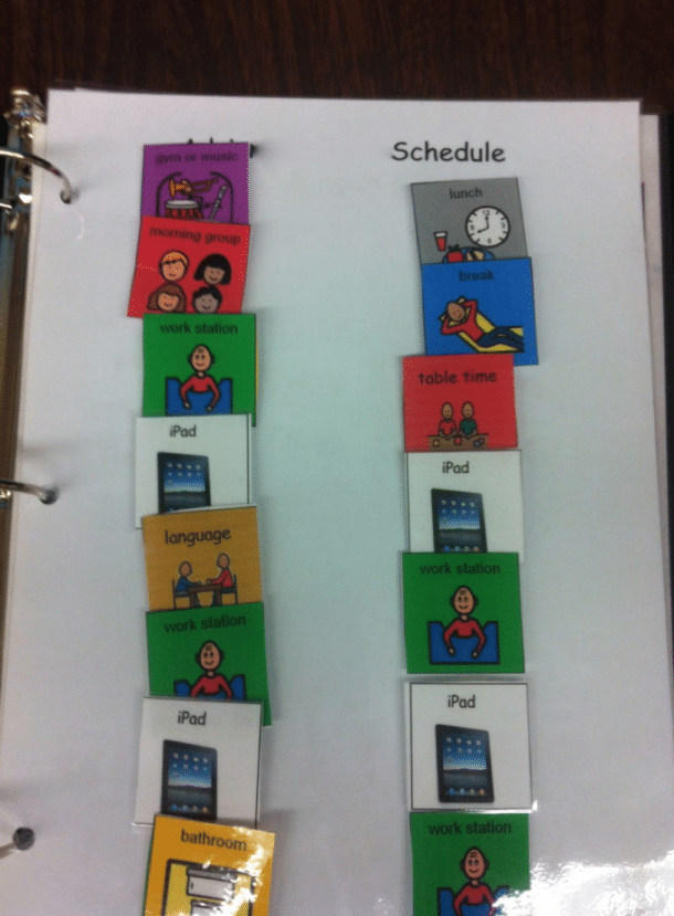 8 Types of Visual Student Schedules - The Autism Helper