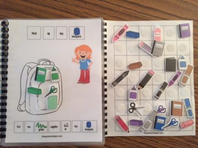 School Supply Adapted Books! - The Autism Helper