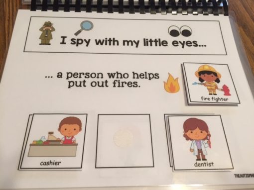 I Spy Community Helpers! - The Autism Helper