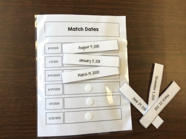 Day and Month File Folder Activities - The Autism Helper