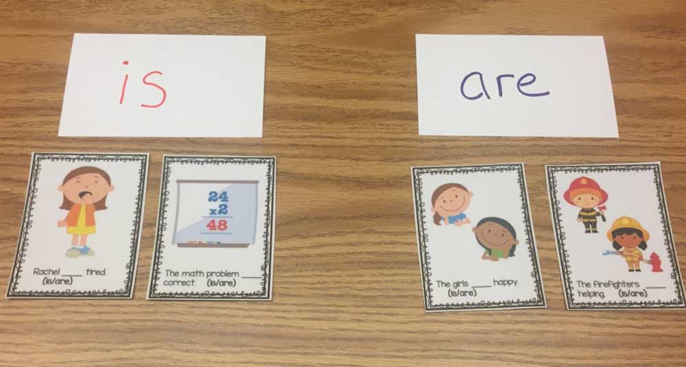 Grammar Time! Has/Have and Is/Are Grammar Cards - The Autism Helper