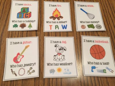 Fun with Categories! I Have... Who Has...? Category Game - The Autism ...