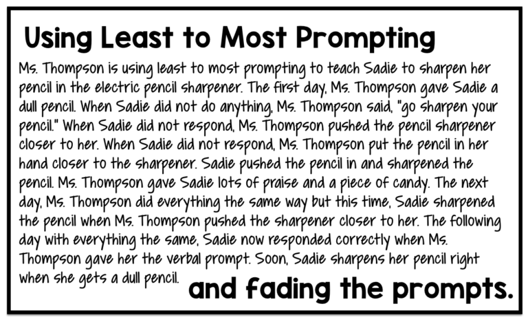 3 Ways to Fade Prompts - The Autism Helper