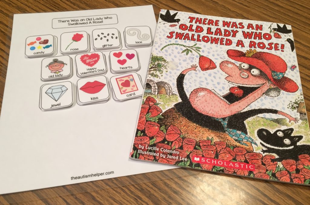 Valentine Books with Free Book Pictures and Questions! - The Autism Helper