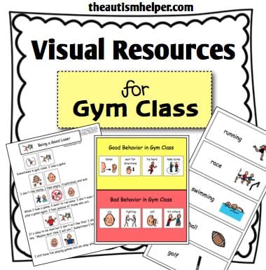 Behavior Visuals for Specials Classes - The Autism Helper