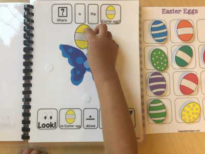 Where is the Easter Egg? and Easter Egg Craft - The Autism Helper
