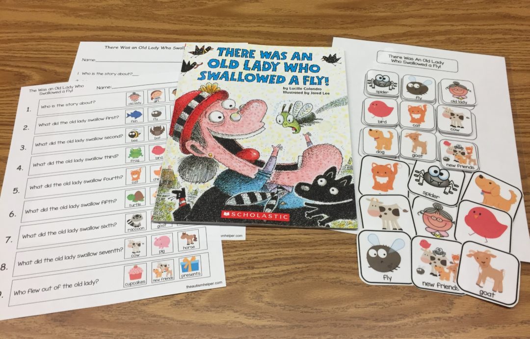 There Was an Old Lady Who Swallowed a Fly! - The Autism Helper