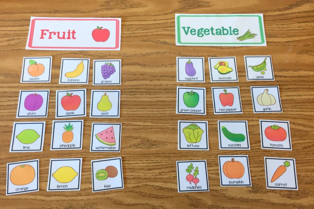 More Fruit and Veggie Fun! - The Autism Helper