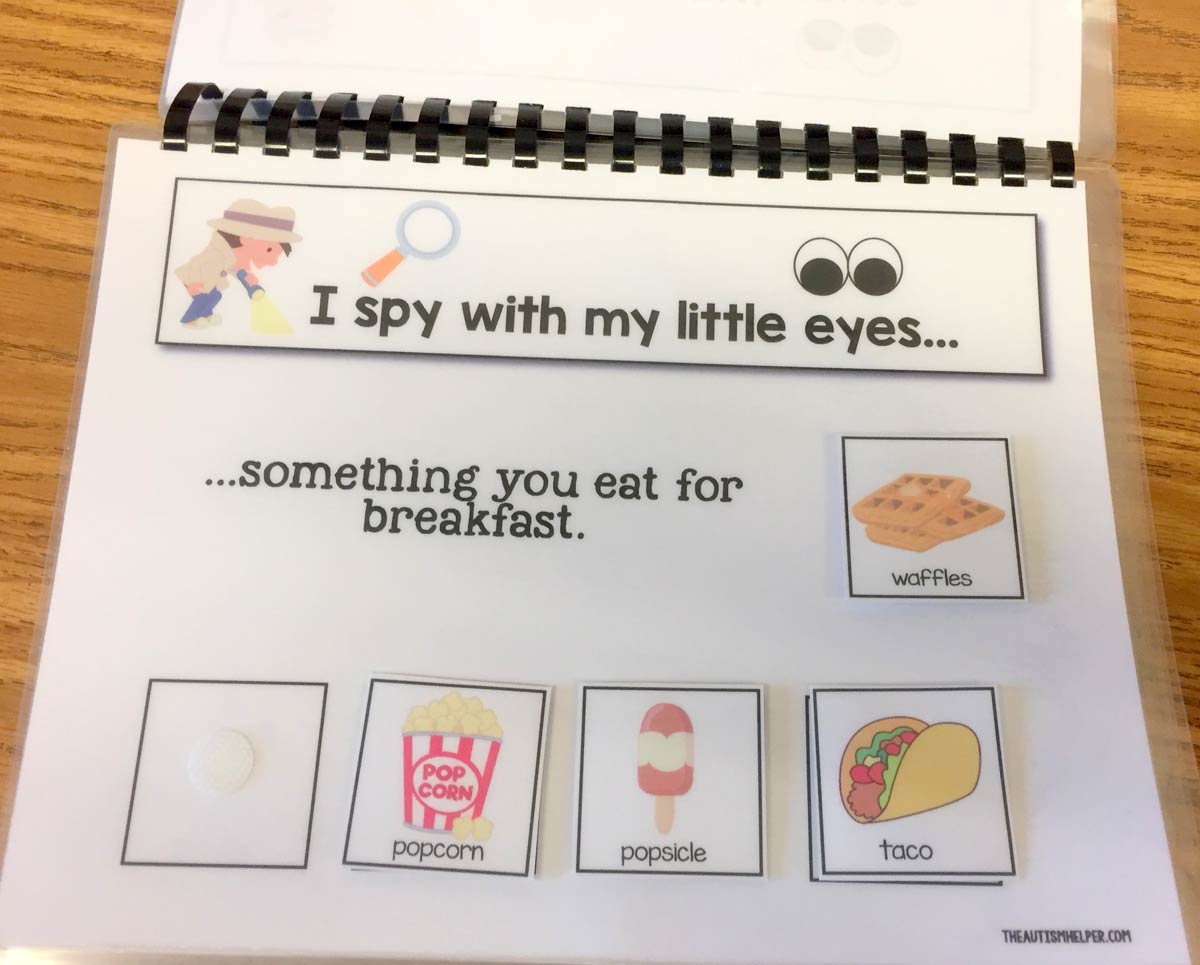 I Spy Food Themed Books! - The Autism Helper