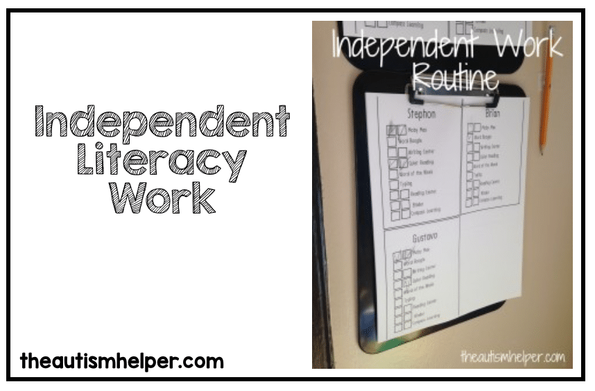Literacy Blog Series - The Autism Helper