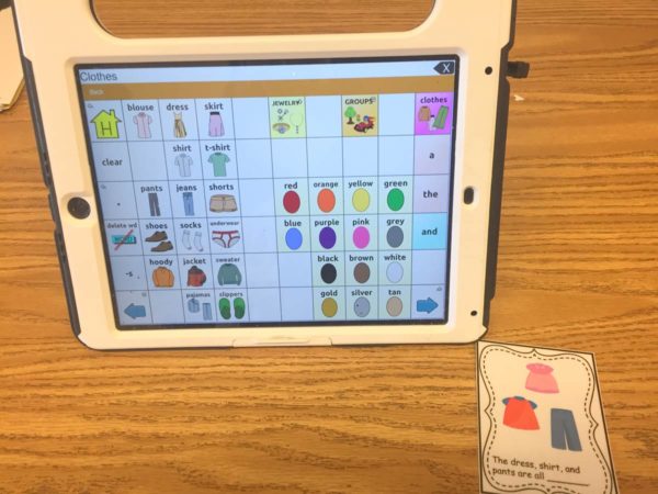 Using AAC with Task Cards! - The Autism Helper