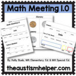 Focus on Five: Features of MATH MEETING! - The Autism Helper