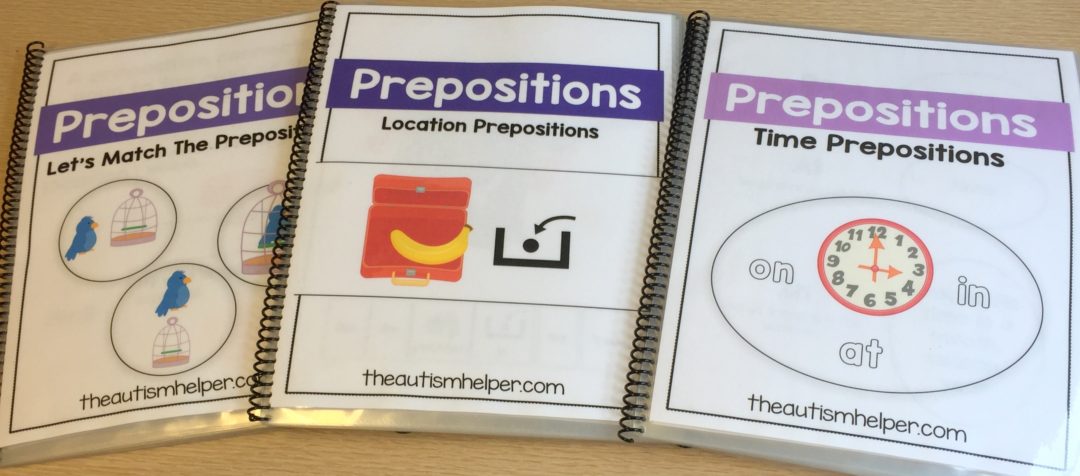 Teaching Prepositions through Adapted Books - The Autism Helper