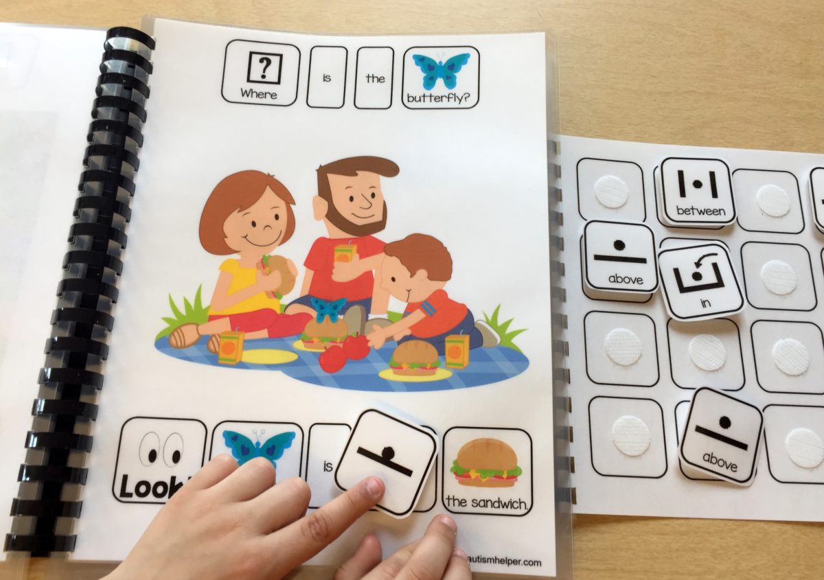 Where is the Butterfly? and Free Preposition Scene Matching Activity ...