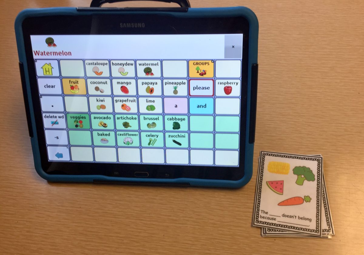 Tips for Using AAC with Task Cards - The Autism Helper