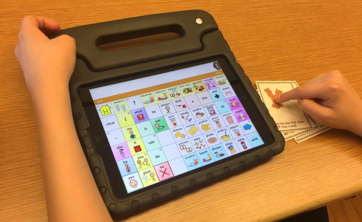 Tips for Using AAC with Task Cards - The Autism Helper