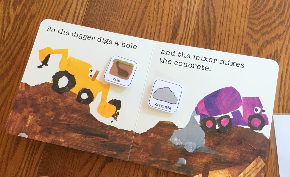 Tip Tip Dig Dig Book with Freebies - The Autism Helper