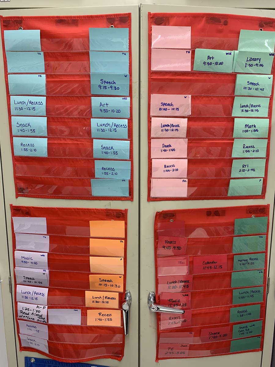 Keeping Organized with Schedules - The Autism Helper