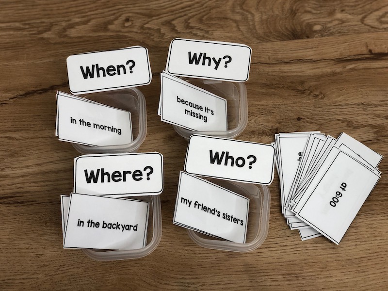 Reading Comprehension Work Tasks - The Autism Helper