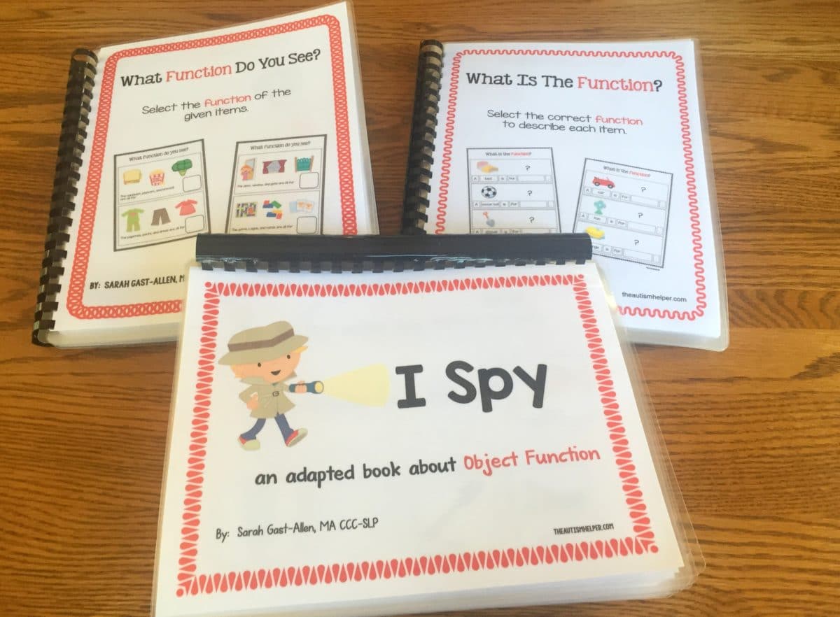 Function Adapted Book Series - The Autism Helper
