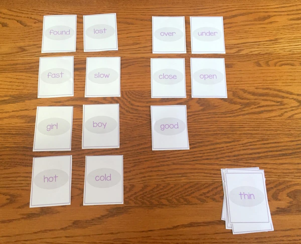 Free Snowman Synonym and Antonym Matching Game - The Autism Helper