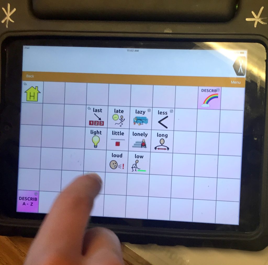 Using Adjective Adapted books with AAC Devices - The Autism Helper