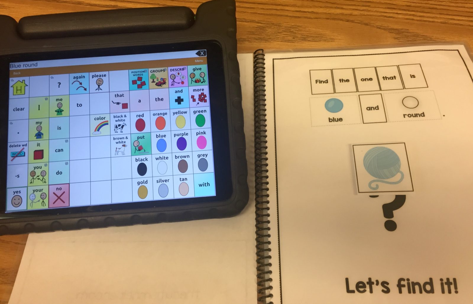 Using Adjective Adapted books with AAC Devices - The Autism Helper