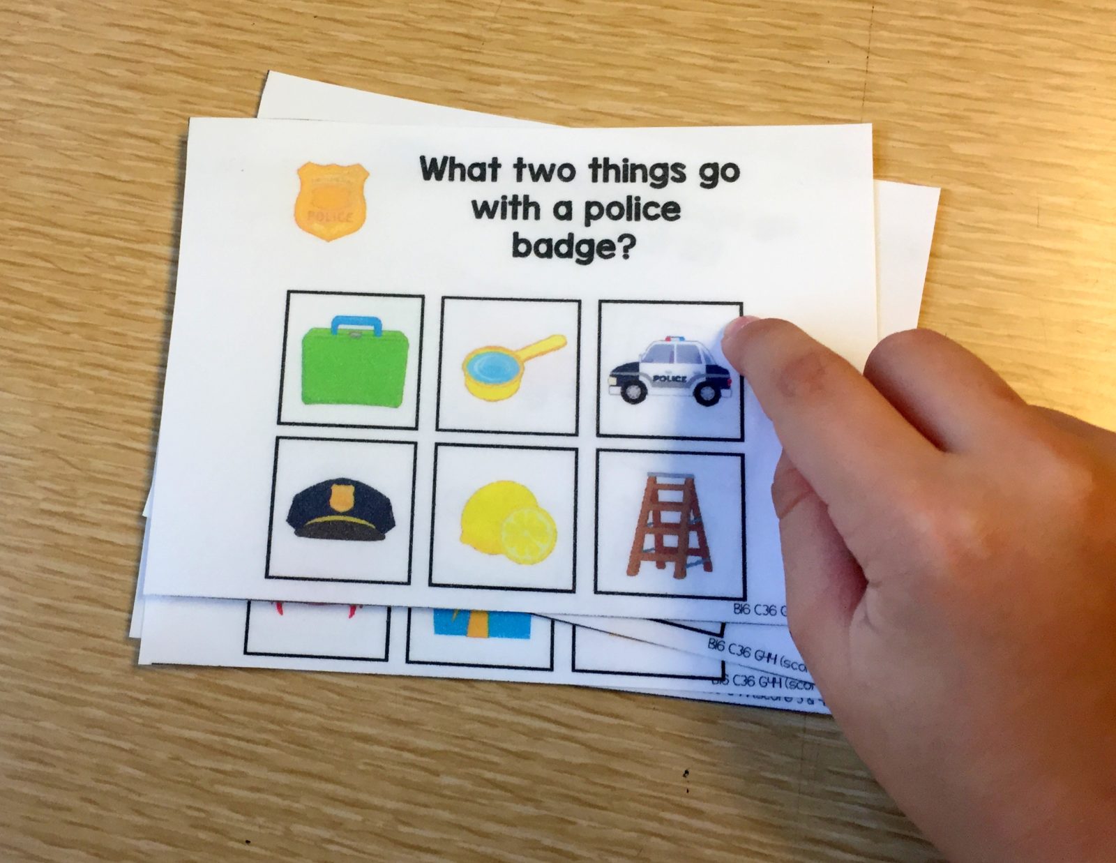 Associated Picture Task Cards - The Autism Helper