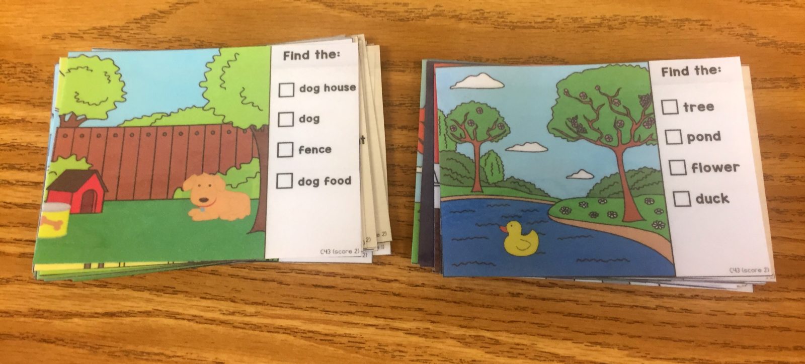 Find Objects in a Scene Task Cards - The Autism Helper